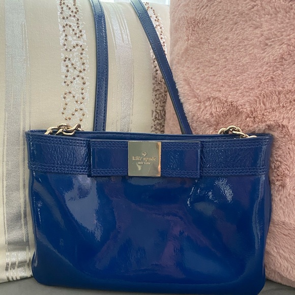 kate spade | Bags | Authentic Kate Spade Royal Blue Crossbody Bag ...